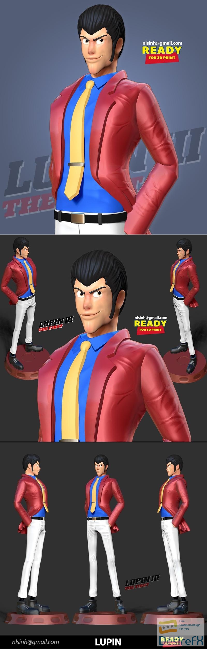 Download Lupin Iii The First 3D Print - DesireFX.COM