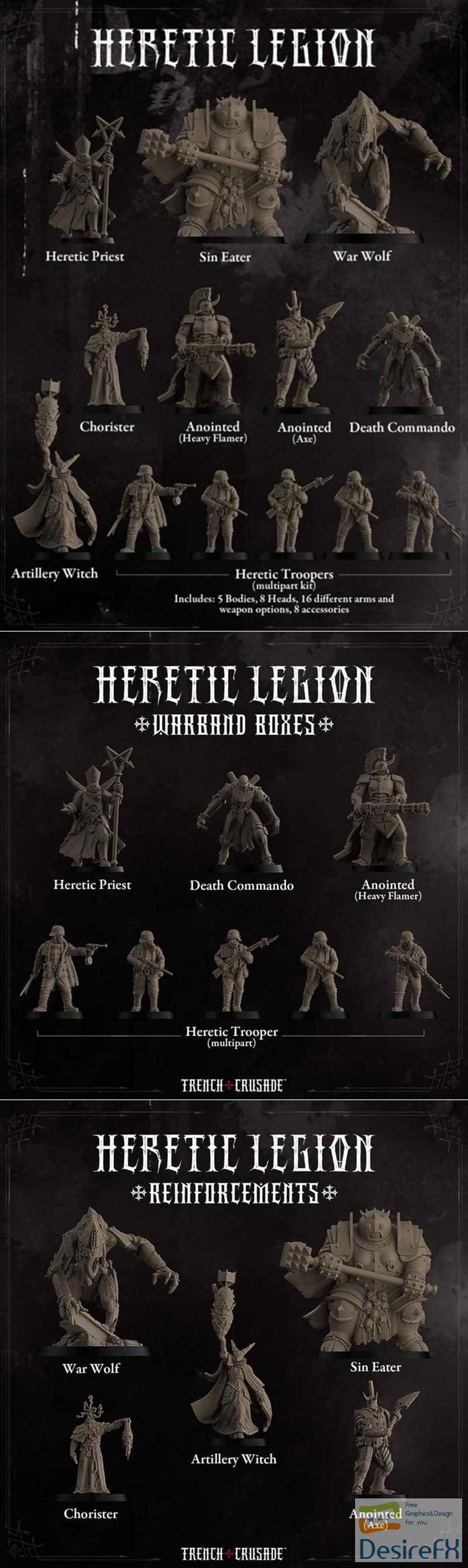 Download Factory Fortress Inc - Heretic Legion 3D Print - DesireFX.COM