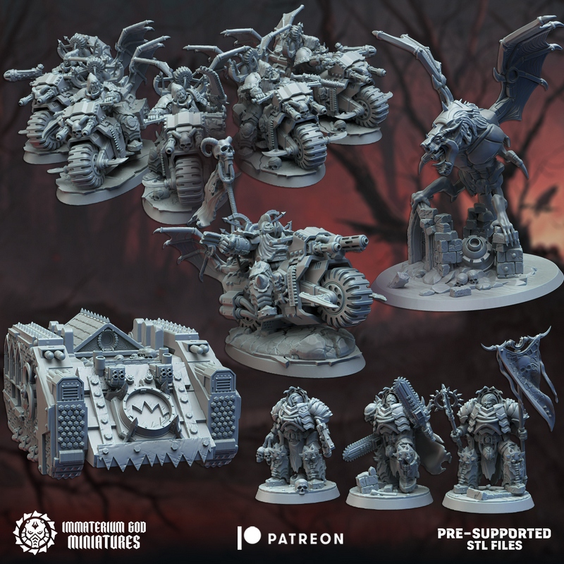 Download Immaterium God Miniatures - The Bloodfang Legion Vol. IV - 3D ...
