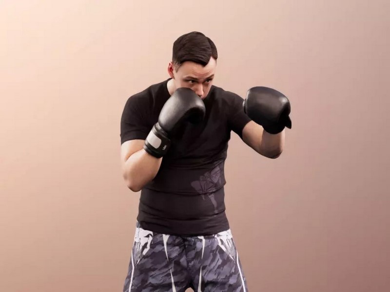 Download Young Man Boxing 3D model - DesireFX.COM