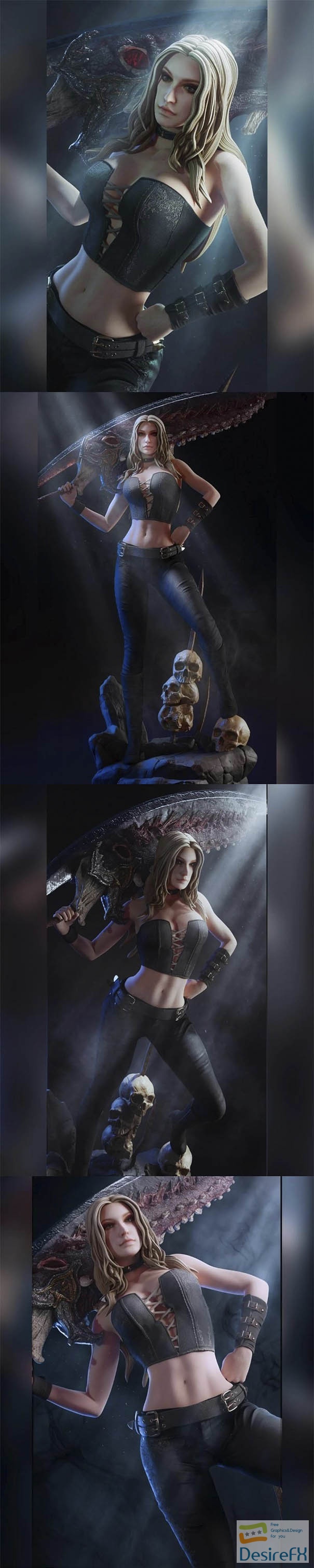 Download MCM3D – Trish – 3D Print - DesireFX.COM