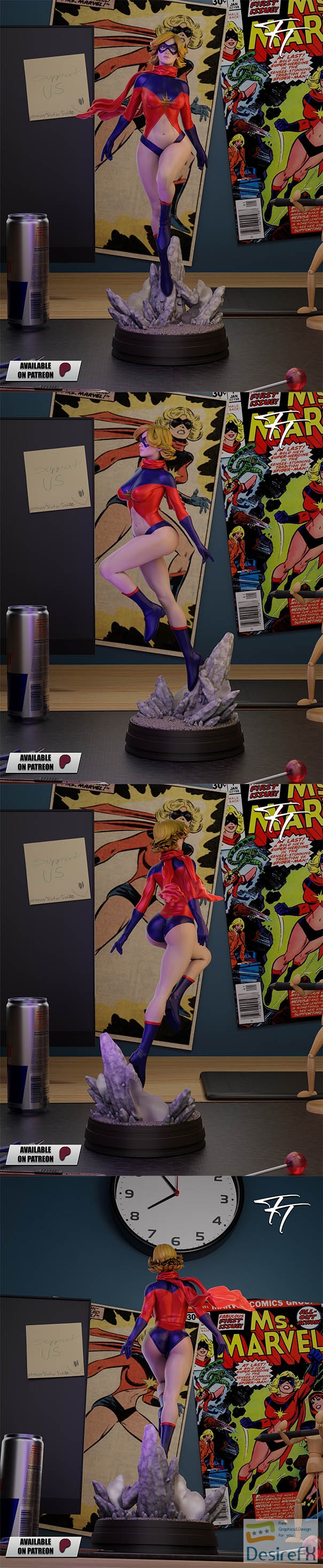 Download Trick or treat Studio – Ms Marvel Classic – 3D Print ...