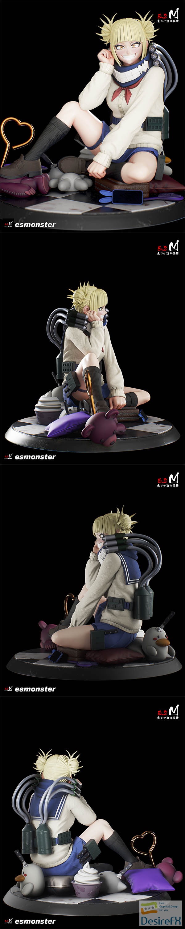Download E.S Monster – Luna Snow Summer – 3D Print - DesireFX.COM