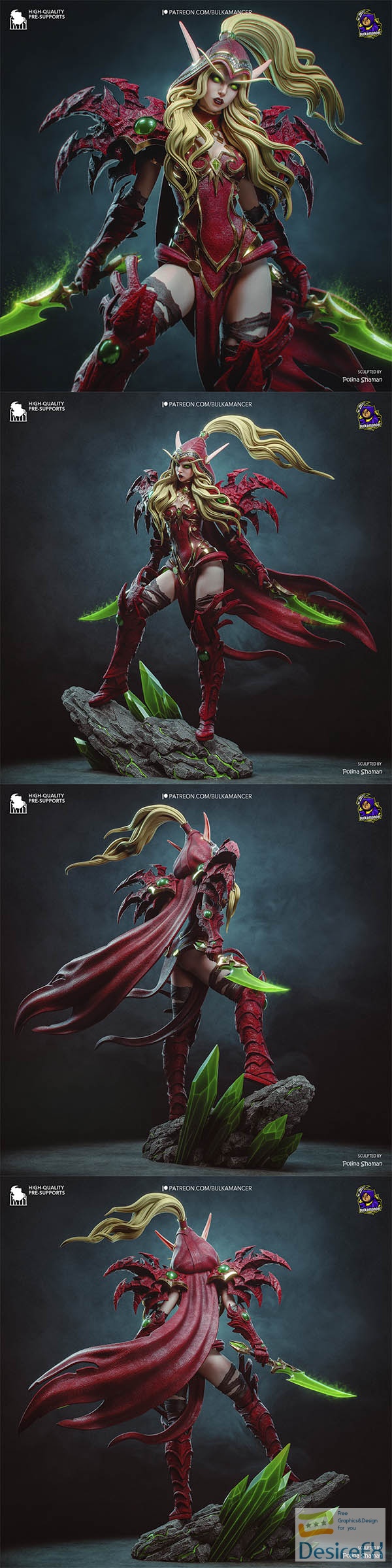 Download Bulkamancer Sculpts – Valeera – 3D Print - DesireFX.COM